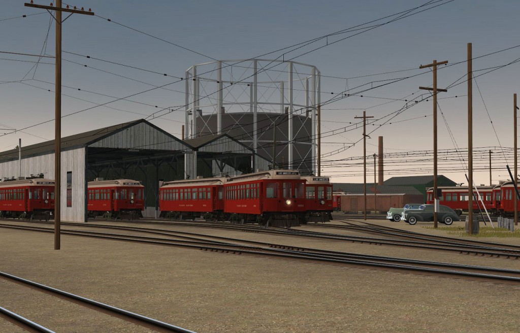 Ocean Park Car Barn Renderings by Tim Muir - Pacific Electric Railway Historical Society